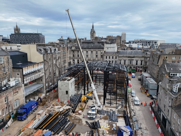 New market building starts to take shape | Generation Aberdeen